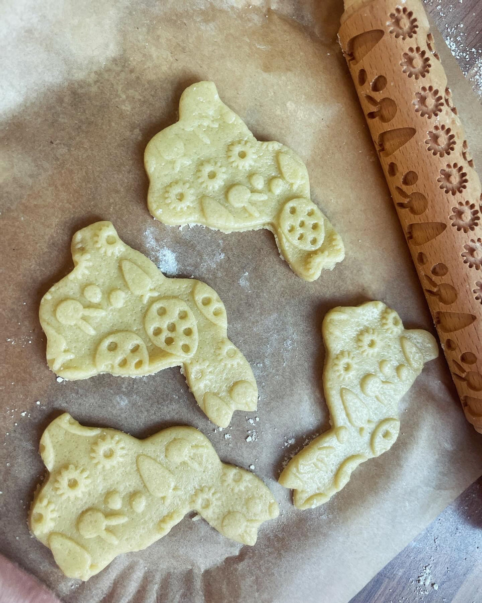 Easter / Spring Rolling Pin With Handles – Little Munchkins Playdough